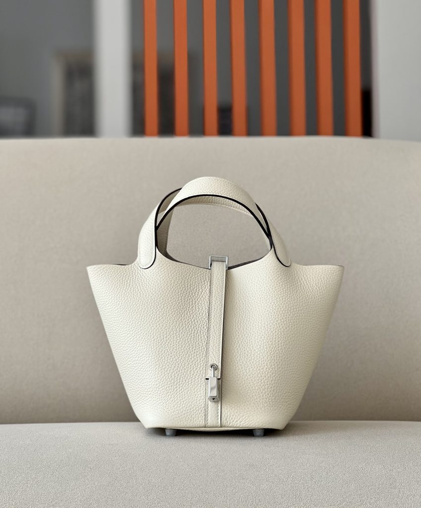 Picotin Lock 18 Clemence Nata(I2) Palladium Hardware - Perfecthbags