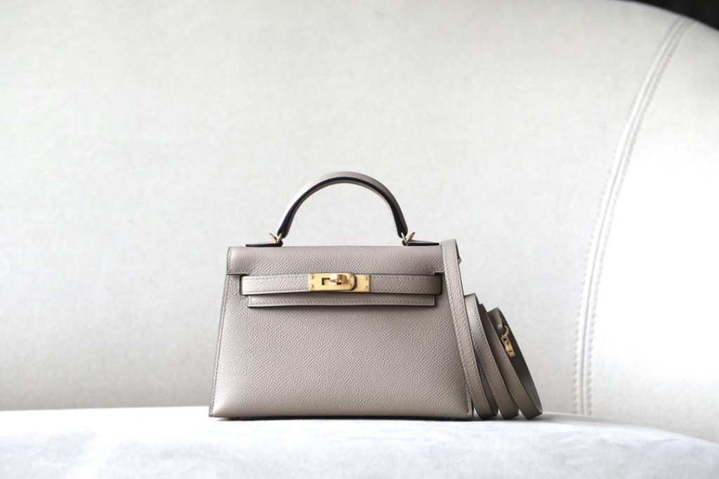 Kelly Mini Epsom Trench (S2) Gold Hardware - Perfecthbags